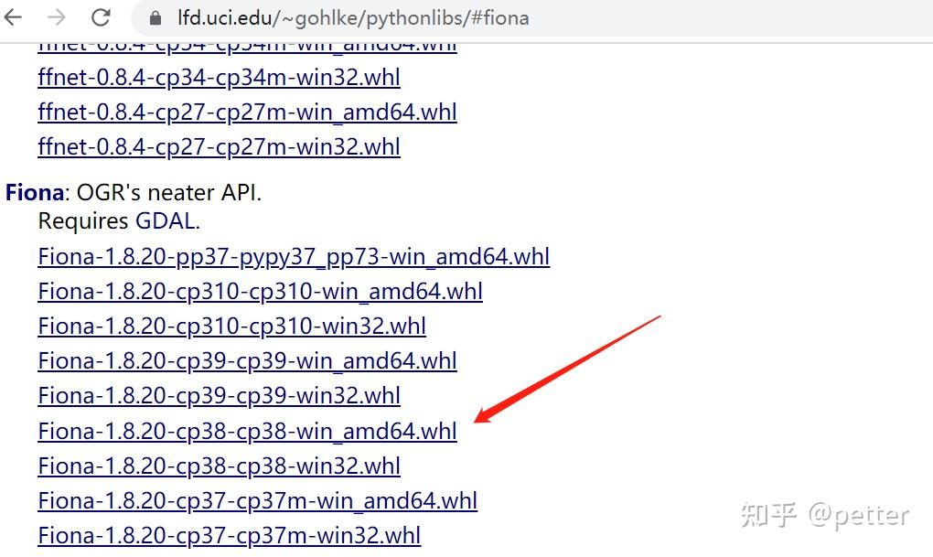 window 操作系统安装python的第三方包Fiona报错时解决方法 - 知乎