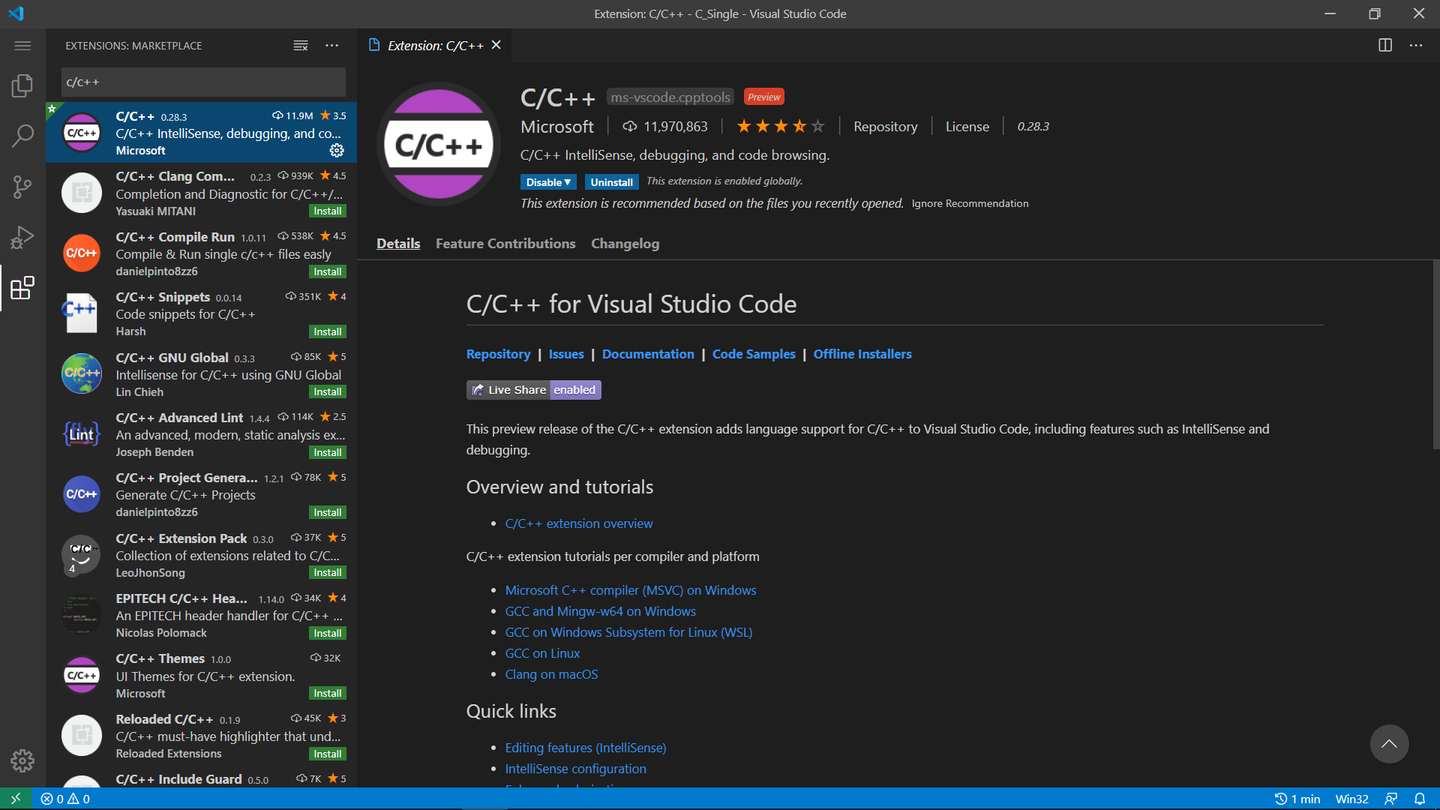 挑把趁手的兵器——VSCode配置C/C++学习环境（小白向） - 知乎