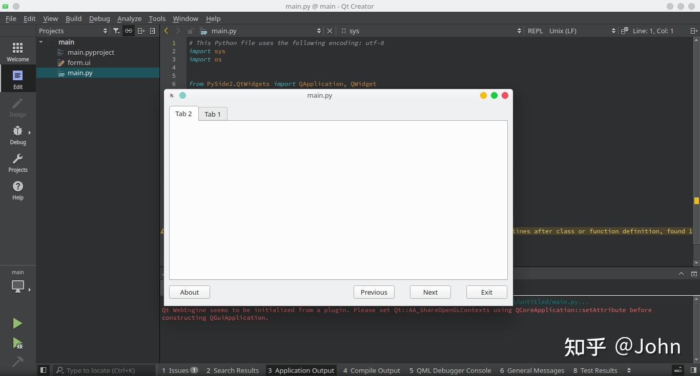 Qt-Creator 写 PyQt5 程序 - 知乎