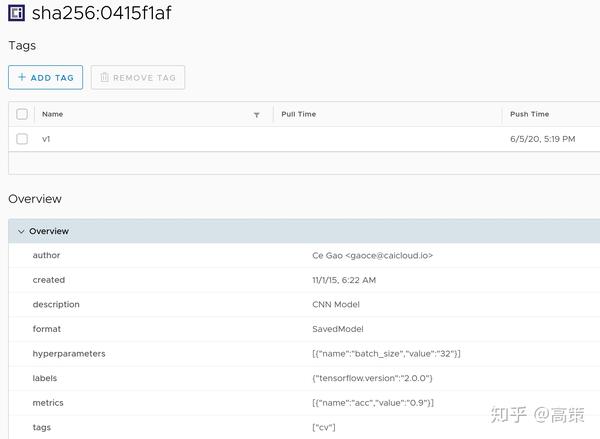 ormb：像管理 Docker 容器镜像一样管理机器学习模型 - 知乎