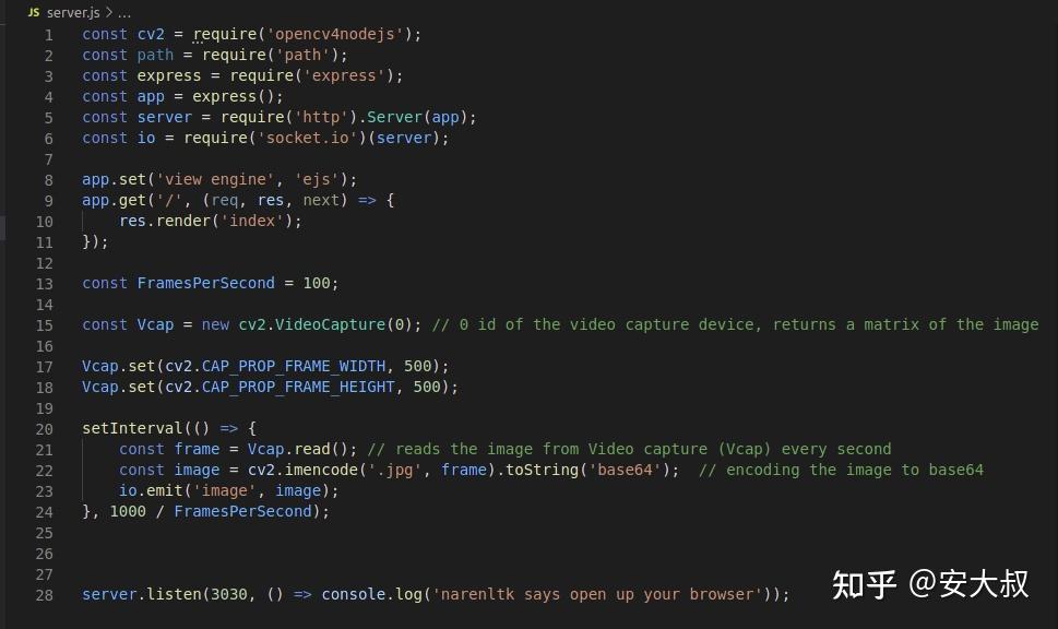 使用OpenCV4nodejs+Node js+Express+Socket IO实现视频流解析与获取 - 知乎