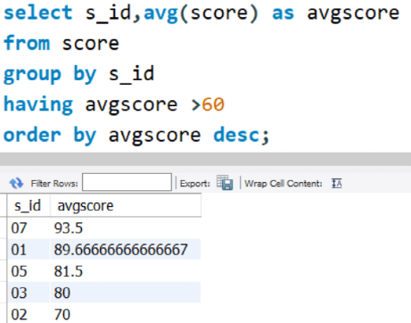 MySQL中group by分组和聚合函数 - 知乎