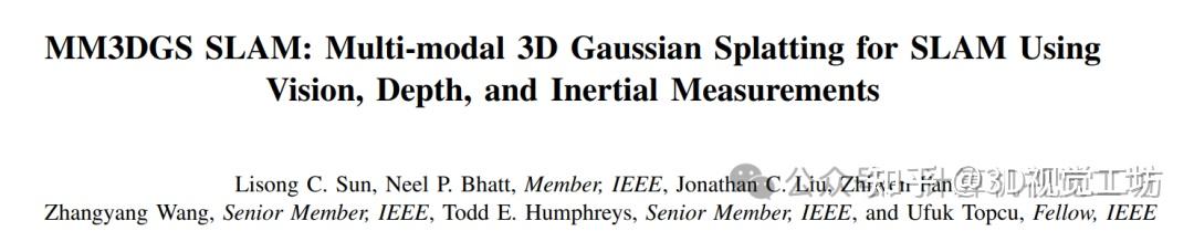 3DGS SLAM最新SOTA | 实现实时的高质量3D场景重建和精确的相机位姿跟踪 - 知乎