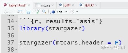 线性回归结果展示神器——stargazer包 - 知乎