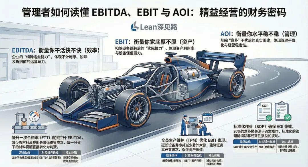 深度：搞不懂EBITDA、EBIT和AOI？你可能一直在做“虚假”的精益改善 - 知乎