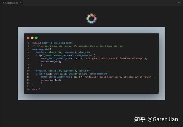 vscode代码截图插件：codesnap - 知乎