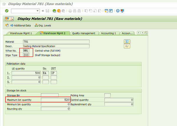 SAP WM中阶Storage Type的Capacity Check – 根据货架最大数量检查 - 知乎