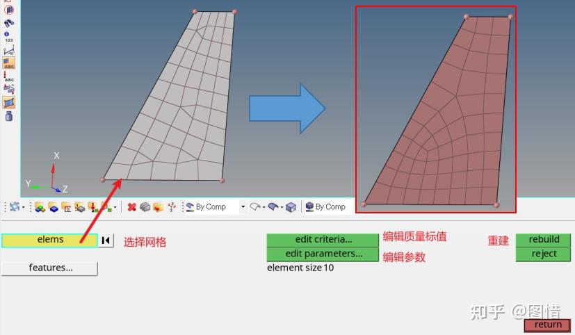 2D网格创建与编辑另辟蹊径——HyperMesh速通8 - 知乎
