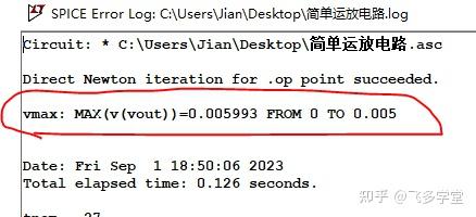 LTspice教程6 如何通过测量波形的最大、最小值 - 知乎