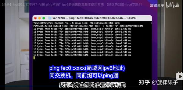 【果子】IPv6网页打不开？fe80 ping不通？IPv6的通讯以及基本使用方法 - 知乎