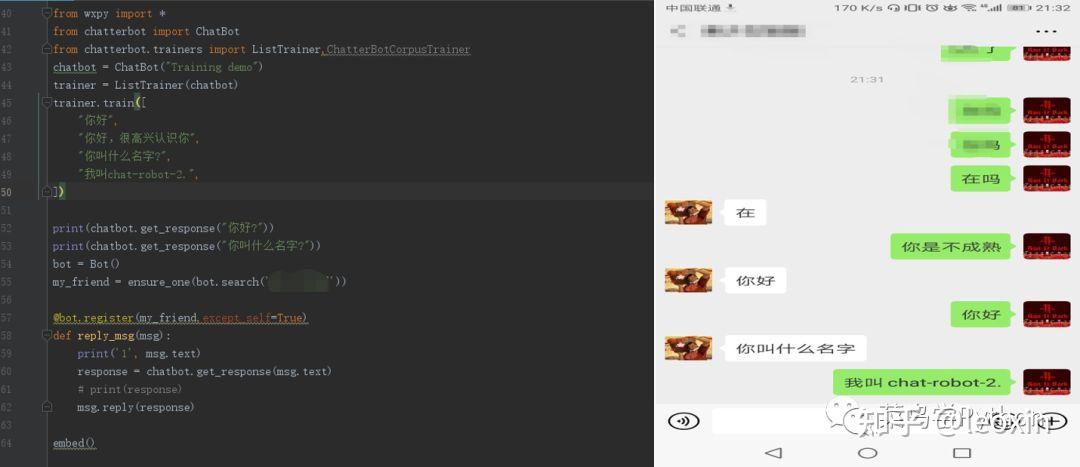 不到20行代码，用Python做一个智能聊天机器人 - 知乎