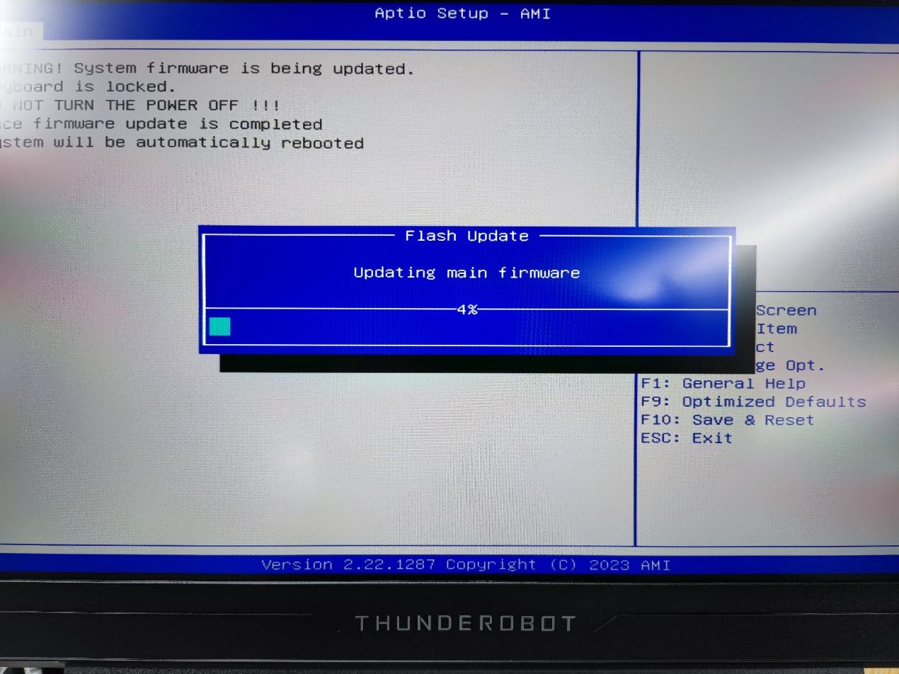 雷神911X 2023更新BIOS操作教程 - 知乎