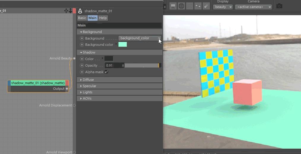 【C4DtoA 13】Arnold渲染器(材质七): Shadow Matte Shader - 知乎