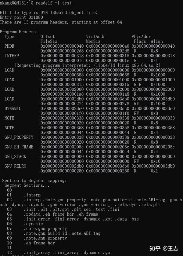 ELF文件的ELF头、段表、节表和节 - 知乎