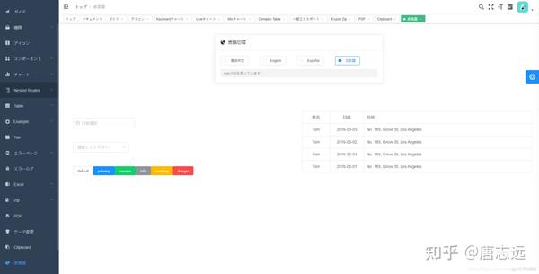 Vue后台管理系统模板推荐 知乎
