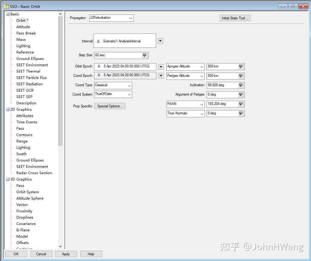 STK学习之STK基本练习1：生成卫星轨道 - 知乎