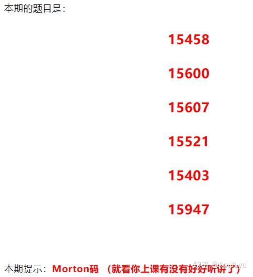 GIS中的莫顿码(Morton码) - 知乎