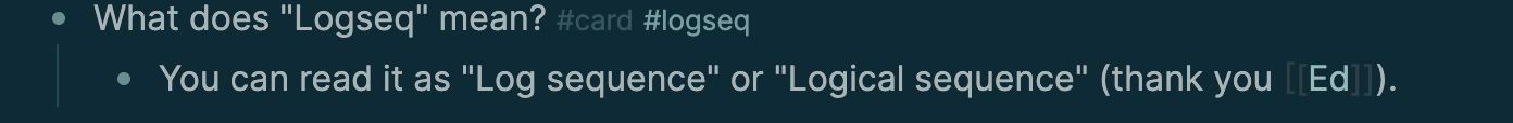 logseq「闪卡」功能介绍 - 知乎