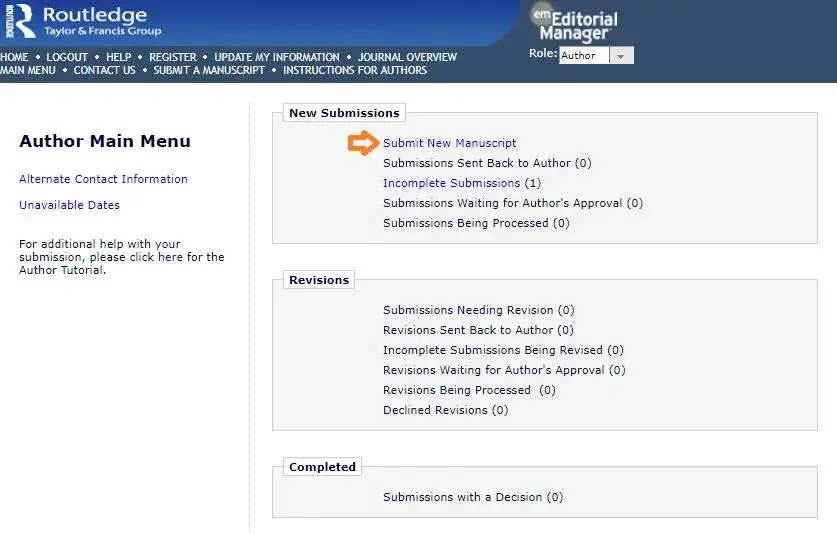 投稿系统逐步使用指南：如何使用Editorial Manager - 知乎