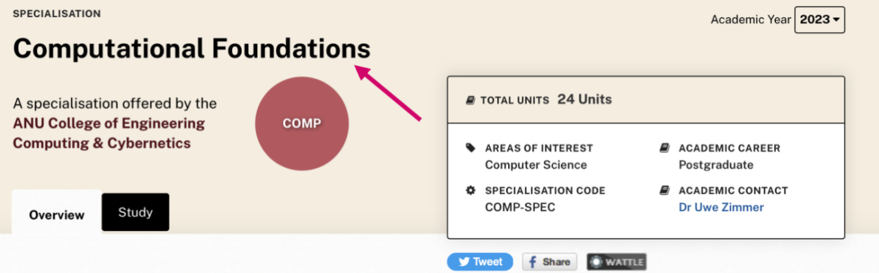 ANU Master of Computing 保姆级选课指南 - 知乎