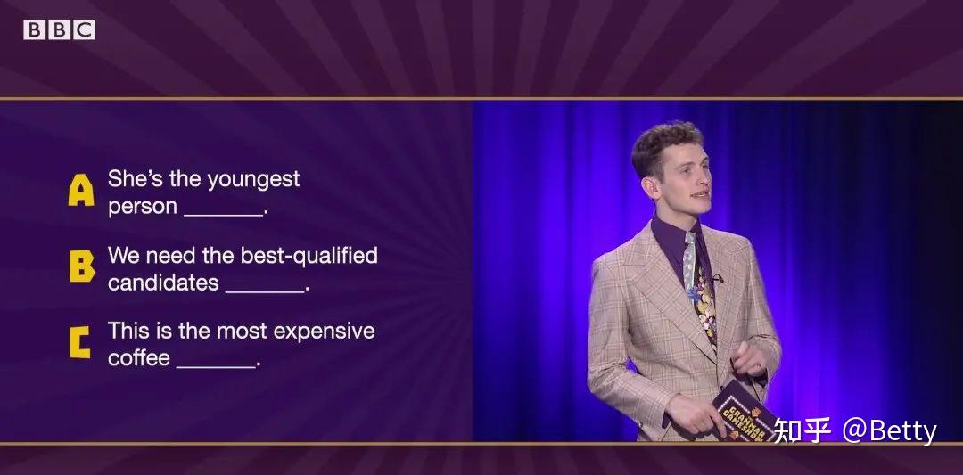 BBC超级火爆英语教学综艺节目《The Grammar Gameshow》30集，用游戏抢答的节目秀方式讲解语法！ - 知乎