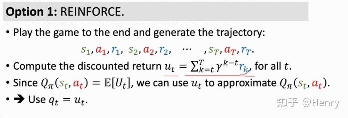 王树森深度强化学习笔记3：策略学习 Policy-Based Learning - 知乎