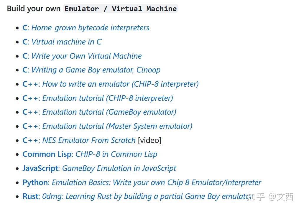 初级程序员的成长宝藏build-your-own-x - 知乎