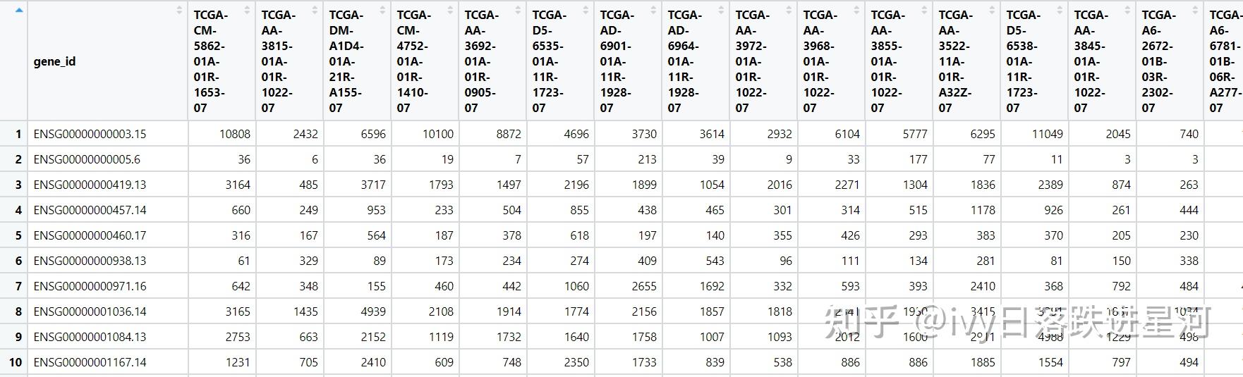 2024年下载、R语言整理TCGA基因表达数据 - 知乎