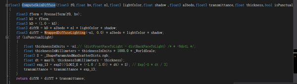 Unity实现SSS皮肤次表面散射 - 知乎