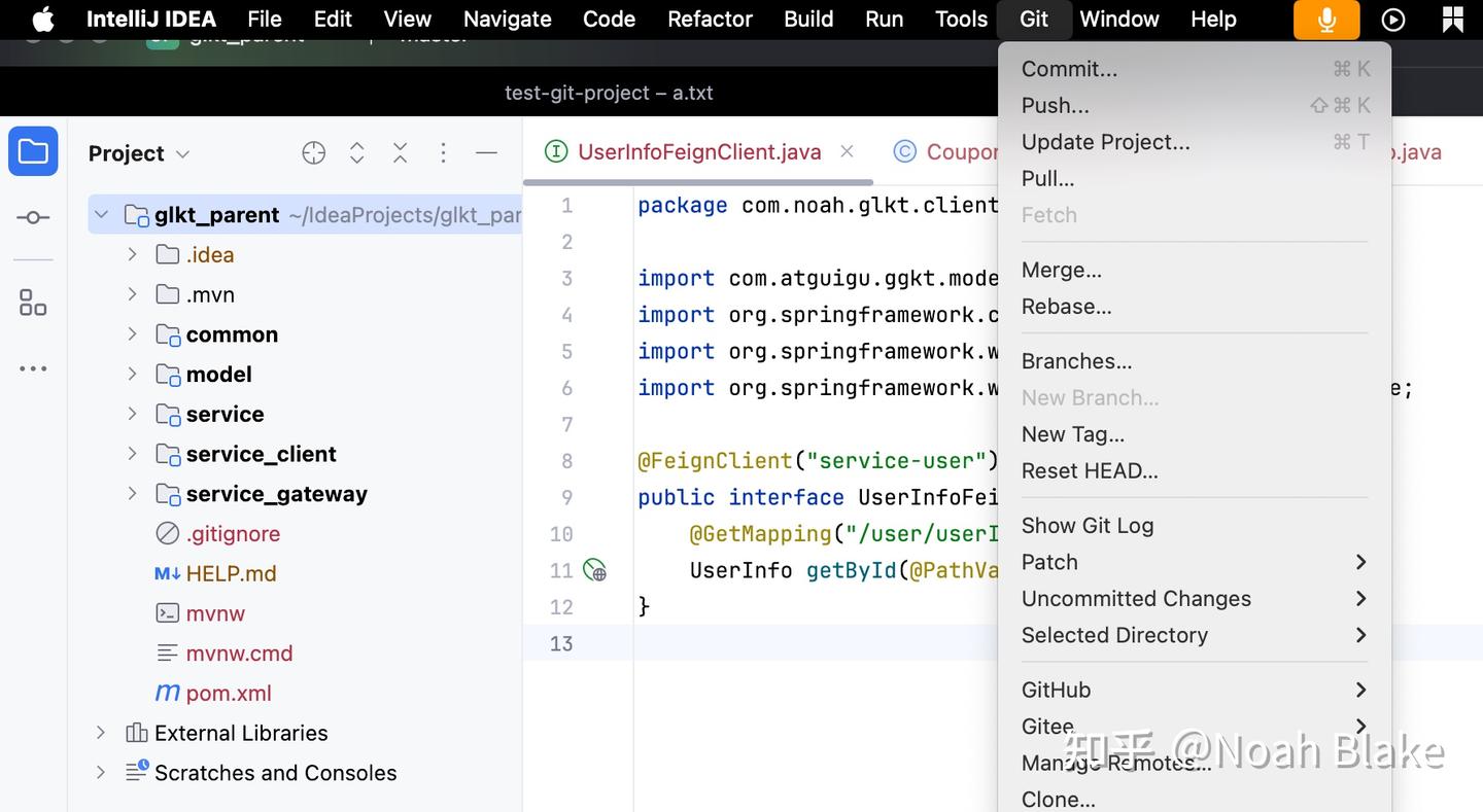 在 JetBrain 软件中使用 Git 连接远程仓库 - 知乎