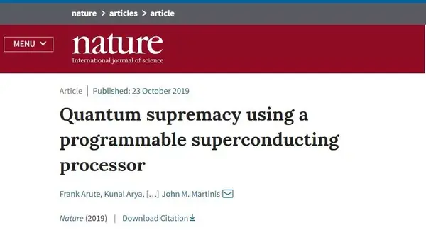 谷歌量子计算登上Nature封面，首次实现量子优越性，里程碑式突破 - 知乎