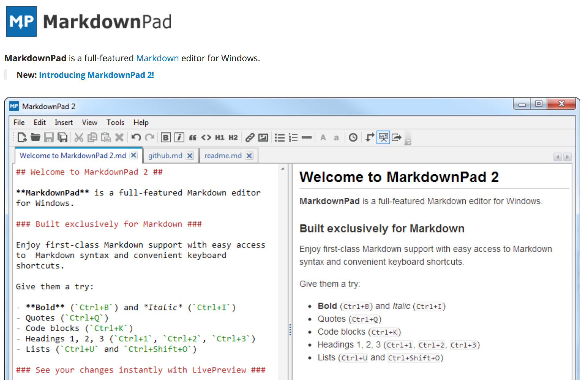10个不同风格的 Markdown 编辑器 - 知乎