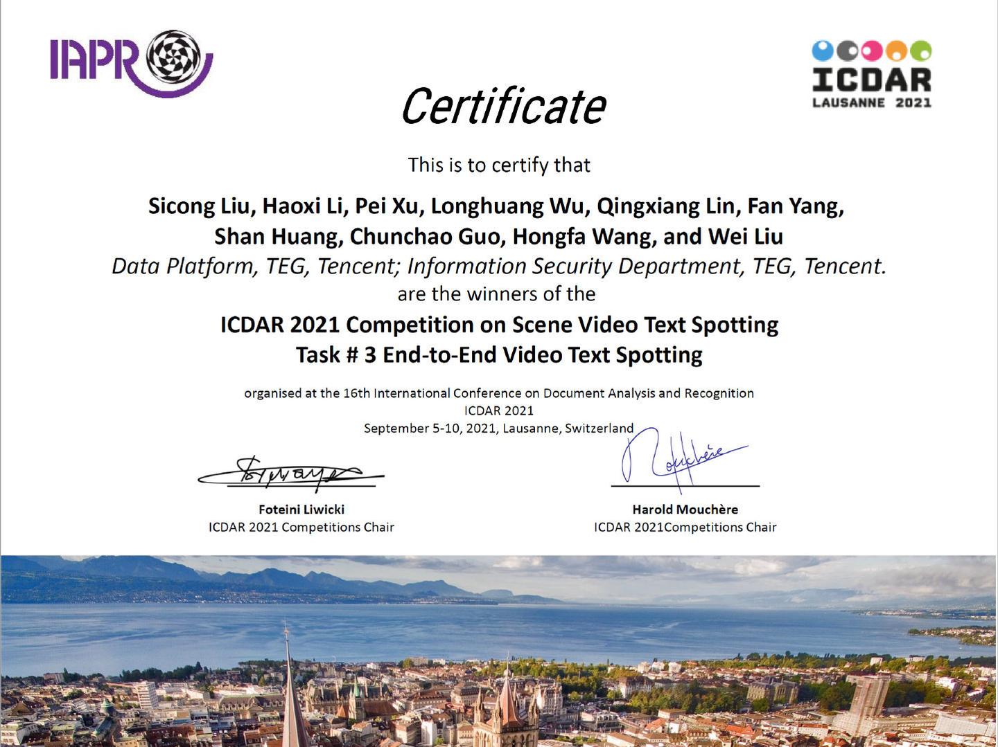 TencentOCR 斩获 ICDAR 2021 三项冠军 - 知乎
