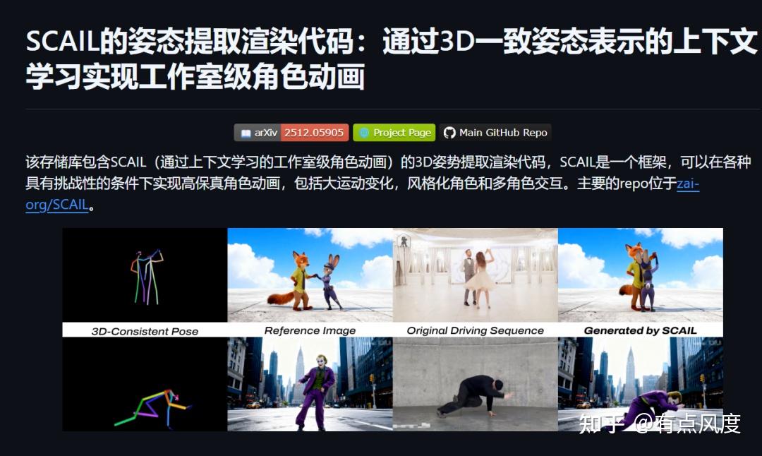 【closerAI ComfyUI】动作迁移新王SCAIL-Pose：3D 姿态提取且完美支持多人物复杂场景的高质量动画生成！赞 - 知乎
