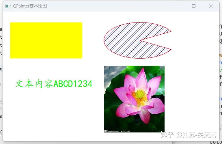 Python GUI|PyQt/PySide|PySide6二维图表（2）：QPainter基本绘图：文字、矩形、图片、扇形；绘制时钟，内含 ...