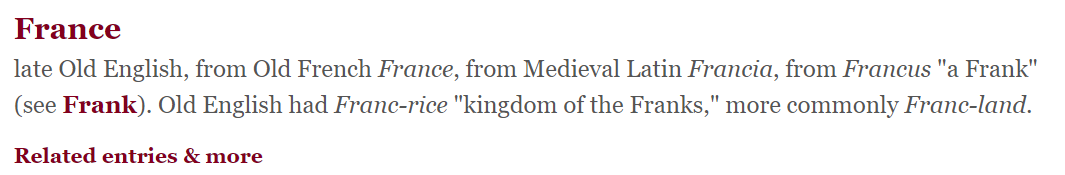 France Francia or Frankreich？法兰西还是法兰克？漫谈法语和部分法国历史 - 知乎