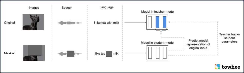 自监督学习框架 data2vec，文本、图像、音频都能行！ - 知乎