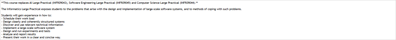爱丁堡大学Informatics Large Practical - 知乎