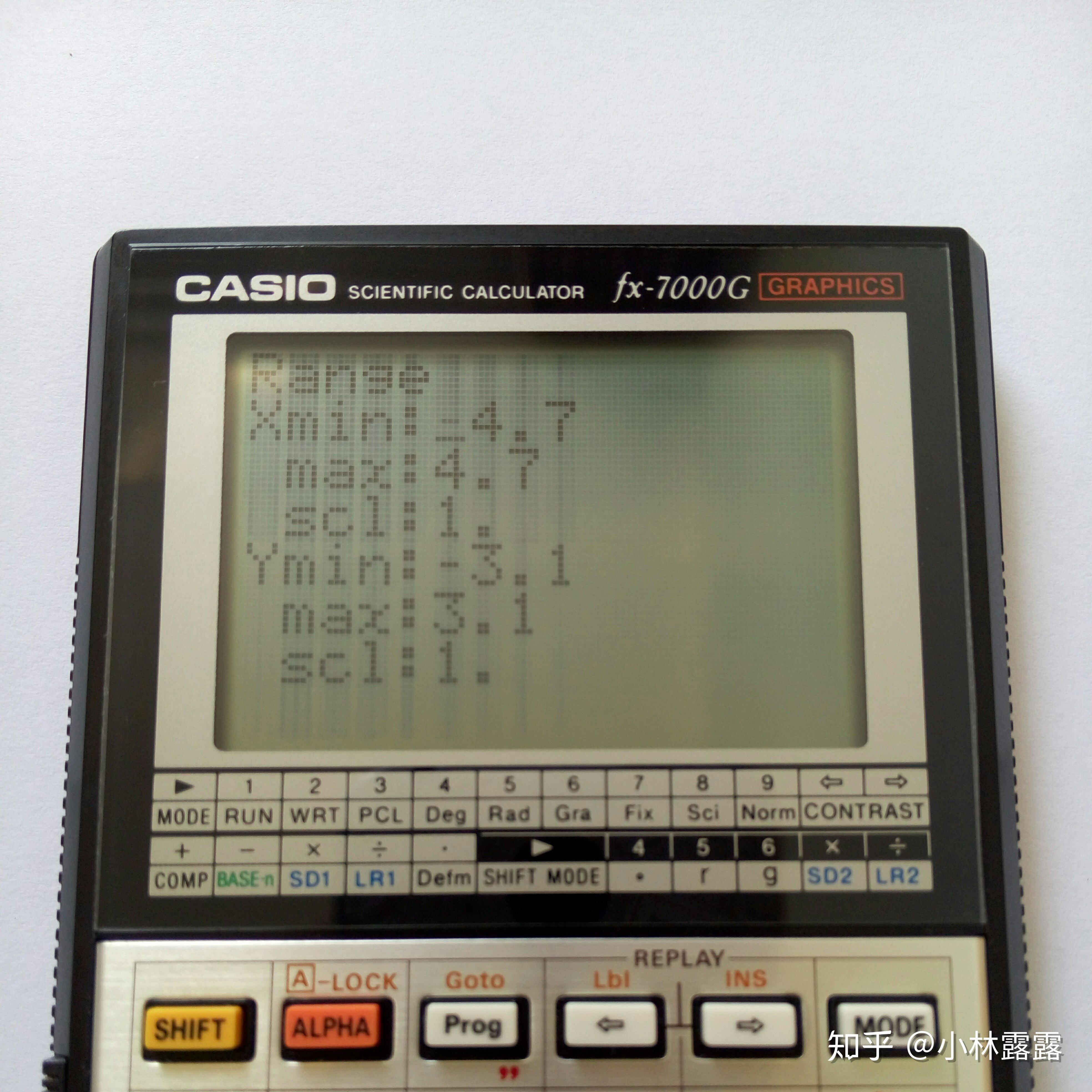 世界首款图形计算器——卡西欧 fx-7000G - 知乎
