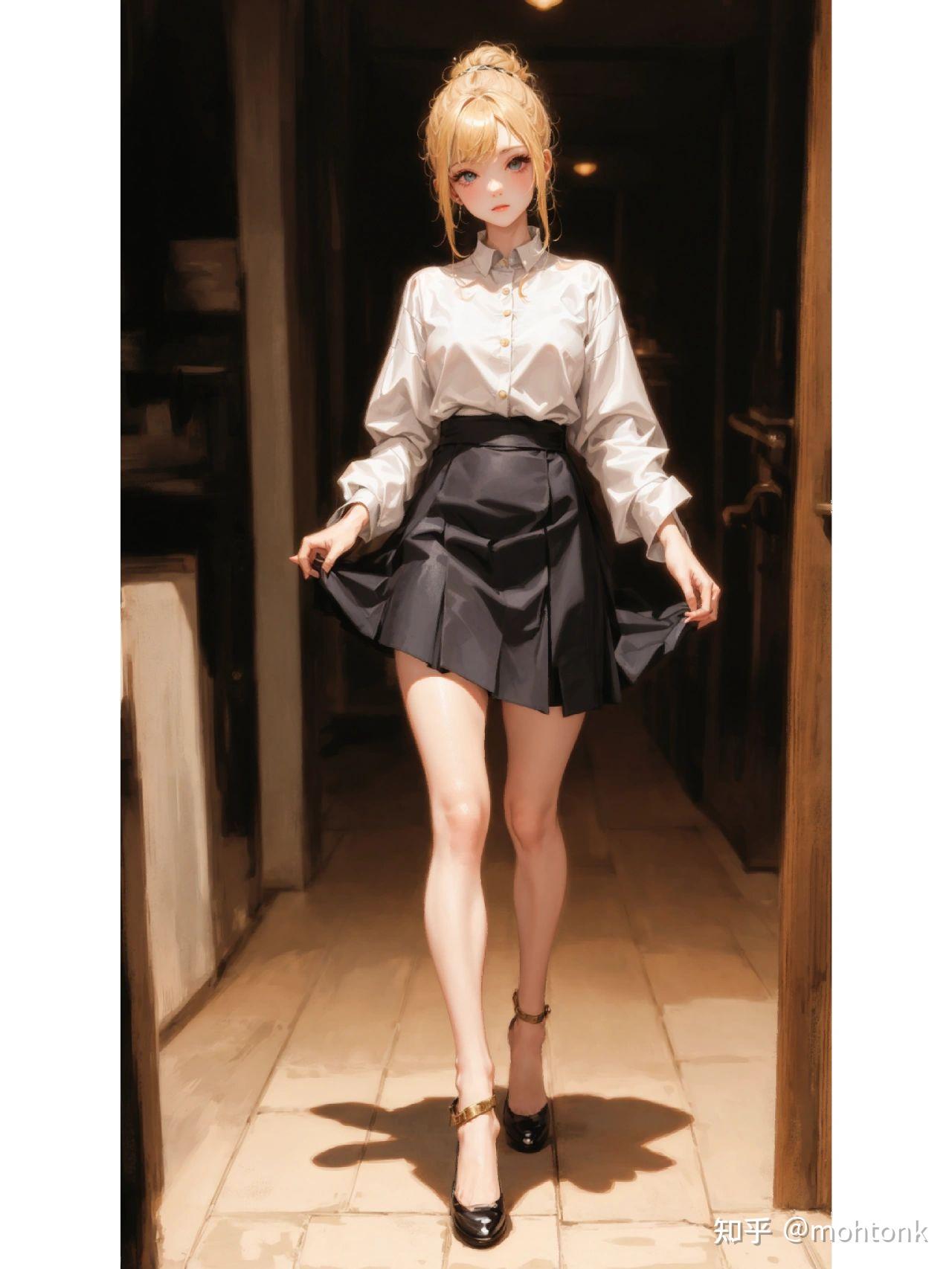 1000张Ai 动漫穿搭 电脑ai绘画图集动漫卡通二次元角色穿搭参考图手机高清壁纸CG插画 - 知乎