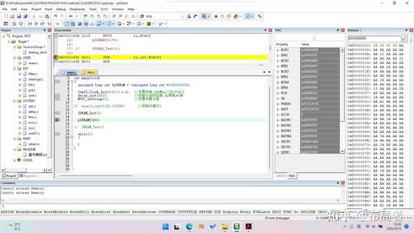 STM32H743 SDRAM操作 - 知乎