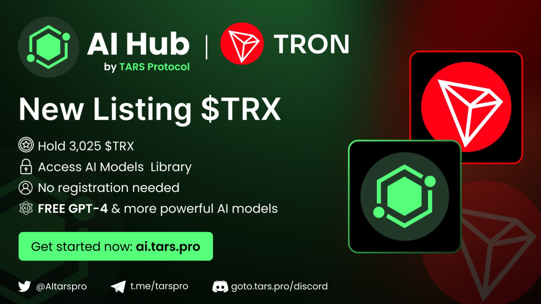 TRX已上线TARS AI Hub - 知乎