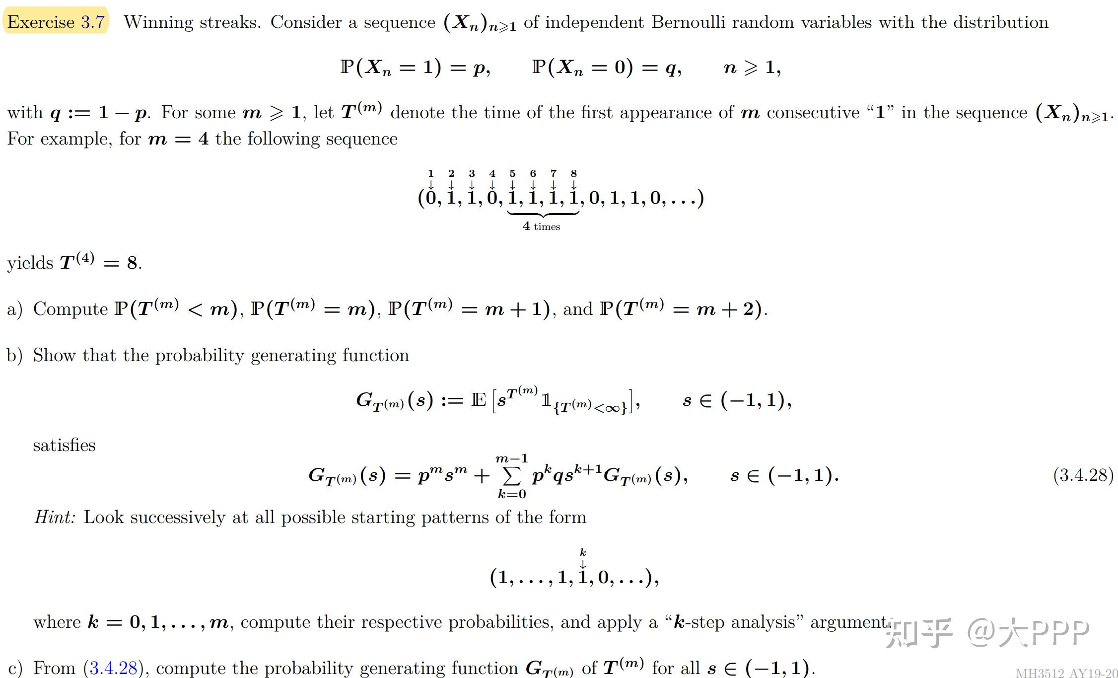 随机过程学习笔记（2）- Random Walks随机游走问题 - 知乎
