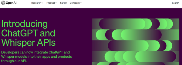 ChatGPT 官方 API，终于来了！ - 知乎