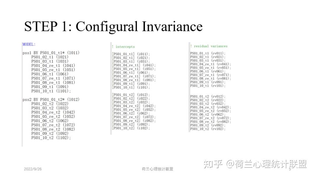 Mplus从入门到精通: 进阶第1讲 纵向测量不变性 - 知乎
