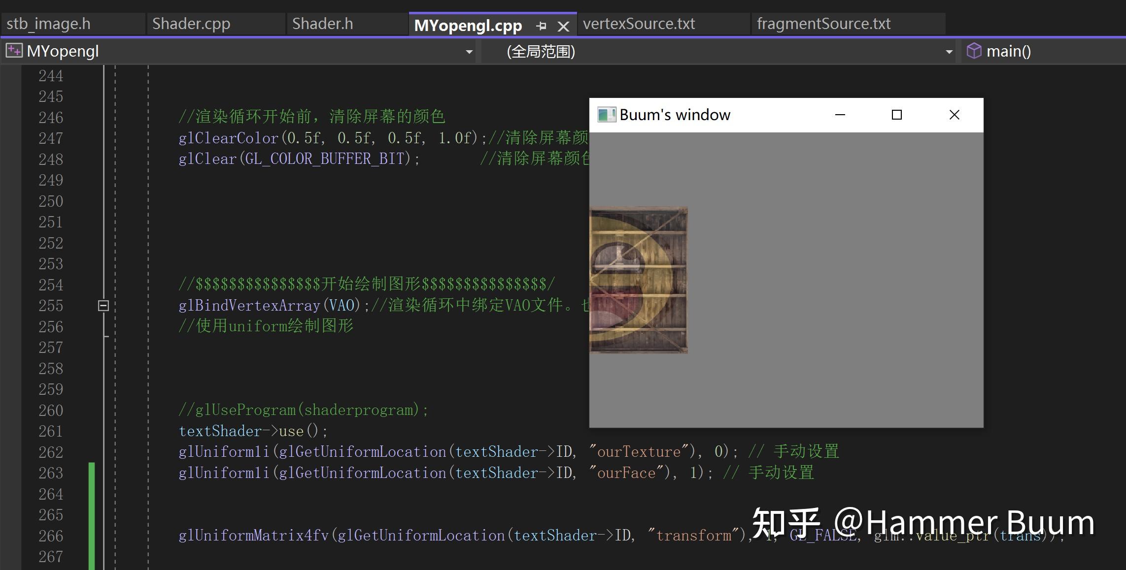 16>>opengl,导入GLM库，（该库只有头文件），使物体发生变换 - 知乎