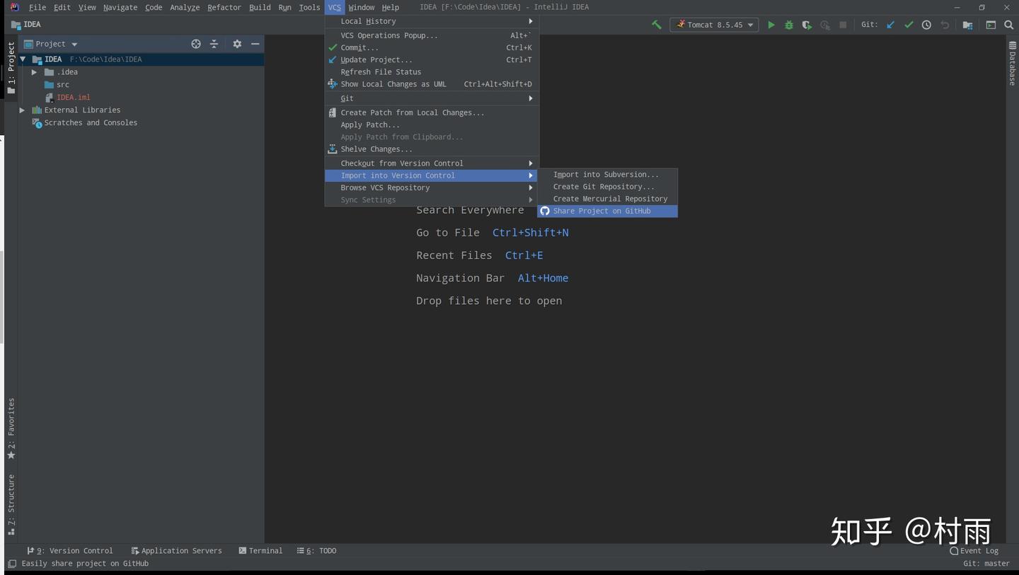 使用IntelliJ IDEA如何连接Github并上传项目 - 知乎