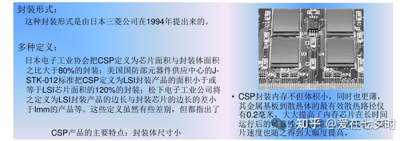 半导体“芯片级封装（CSP）"先进技术工艺的详解； - 知乎