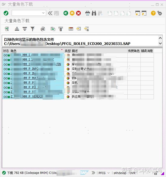 SAP运维日常-PFCG批量上传角色 - 知乎