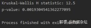 Python数据分析实战-实现Kruskal-Wallis H检验（附源码和实现效果） - 知乎